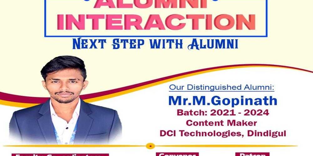 Alumni Interaction - Next Step with Alumni - NPR Arts and Science College