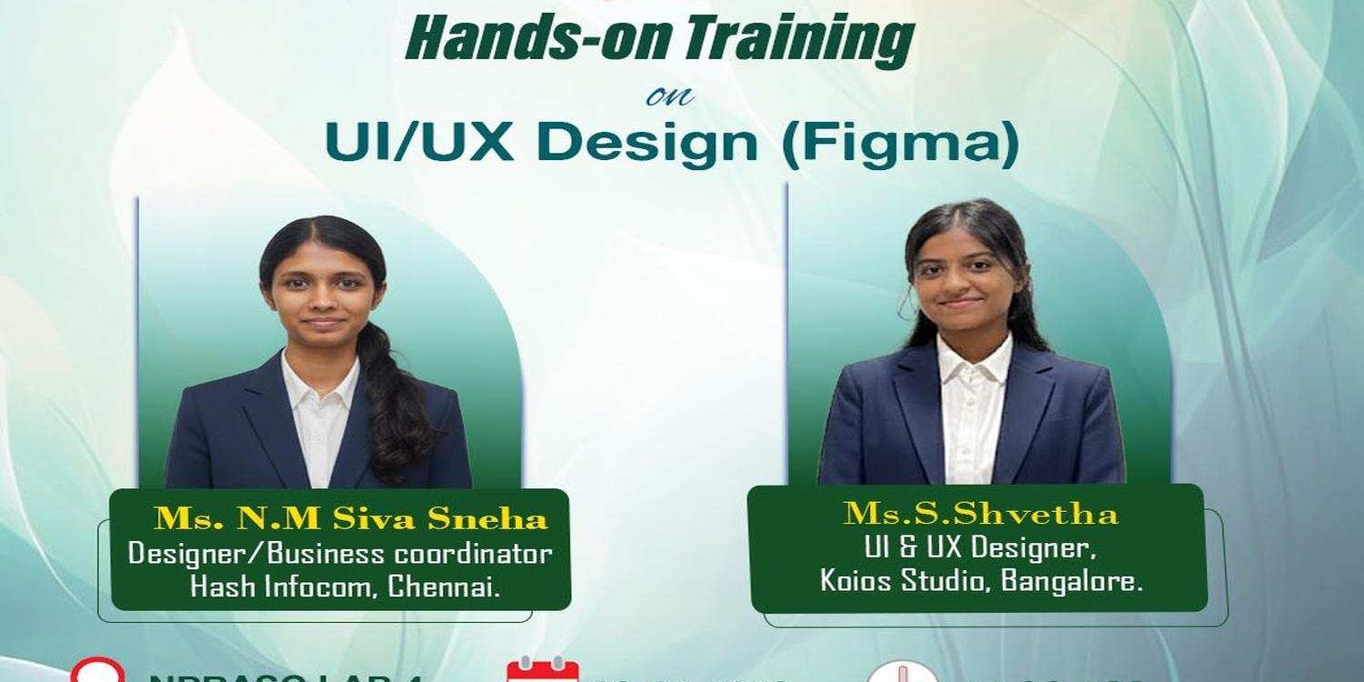 Hands-on Training on UI/UX Design (Figma) - NPR Arts and Science College